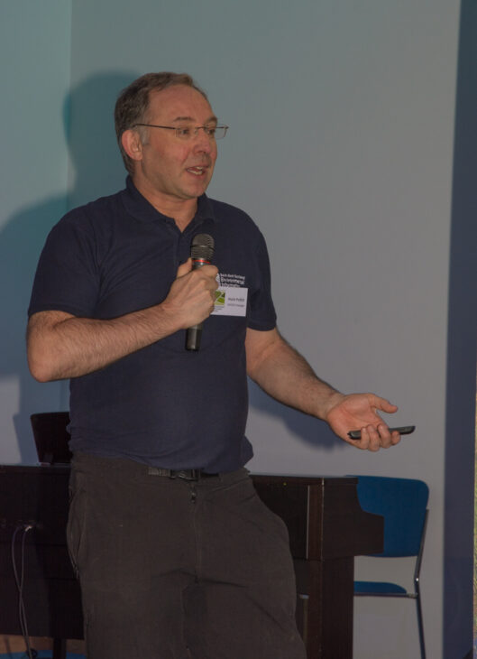 Mark Pollitt (SWSEIC Manager) speaking at the SWSEIC Conference 2019 ...